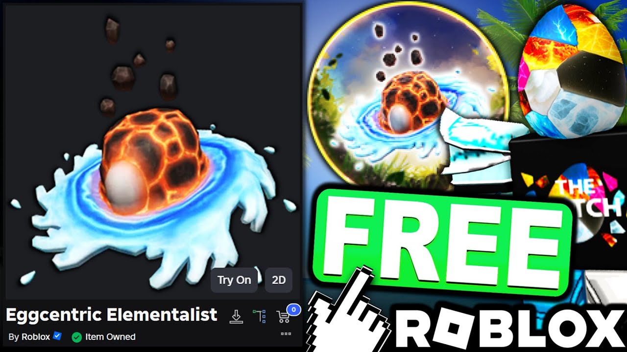 EVENT! HOW TO GET Eggcentric Elementalist Hat! (ROBLOX THE HATCH EVENT ...