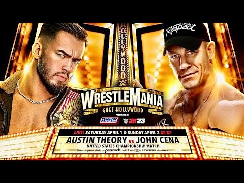 Austin Theory vs. John Cena - Road to WrestleMania 39: WWE 2K23 ...