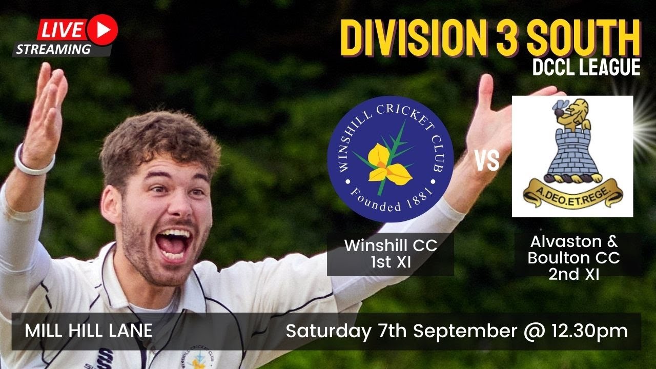 Winshill CC 1st XI vs Alvaston & Boulton 2nd XI - YouTube