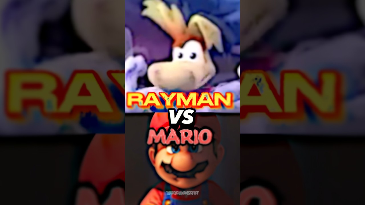 RAYMAN VS MARIO #mario #rayman #recommended #edit - YouTube
