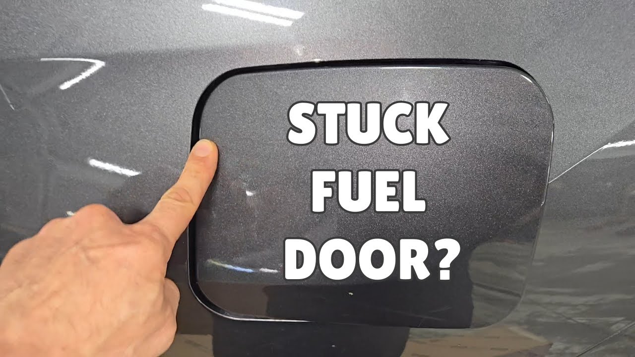 How To Open (and fix) a Stuck Fuel Door - in 3 minutes! - YouTube