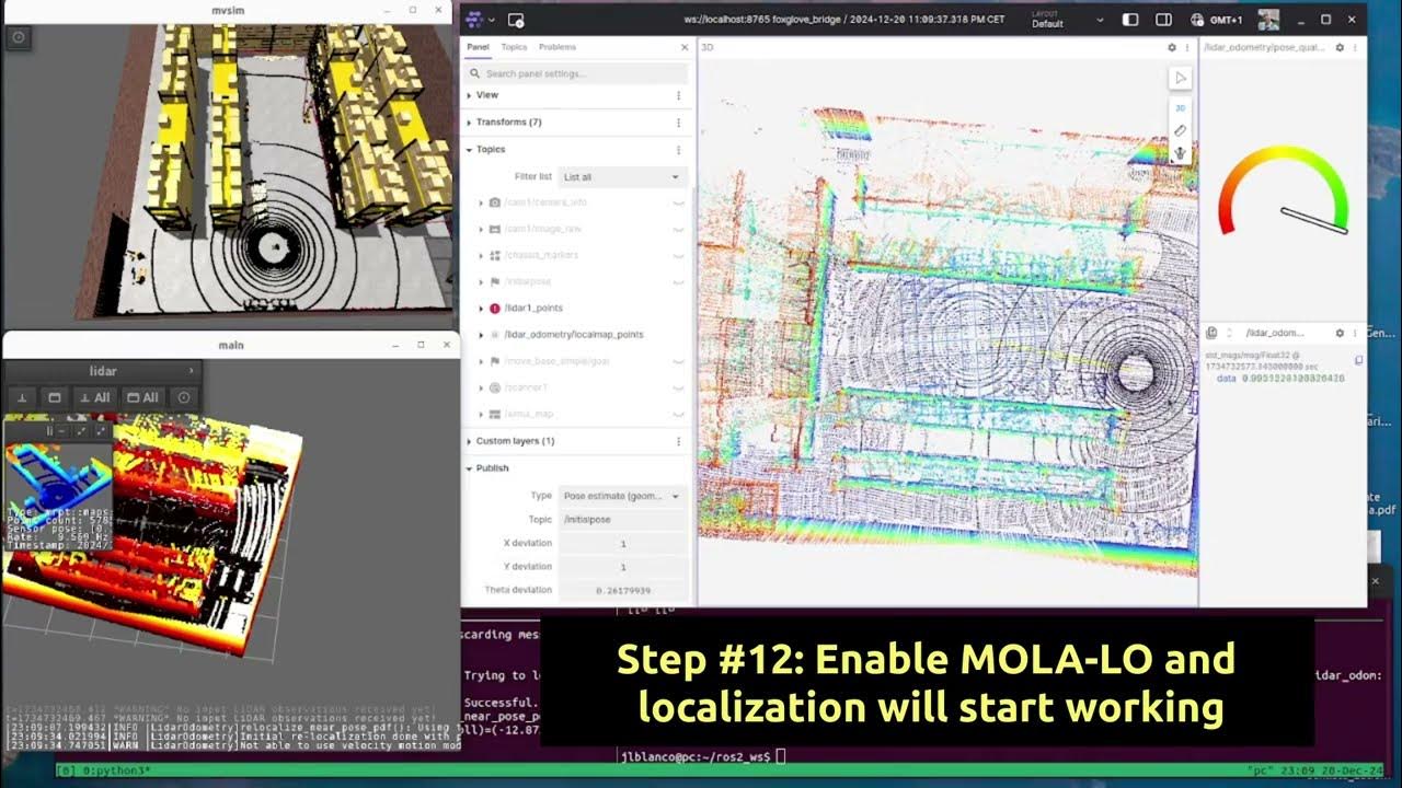 MOLA-LO: Mapping, then localize - Step-by-step tutorial - YouTube