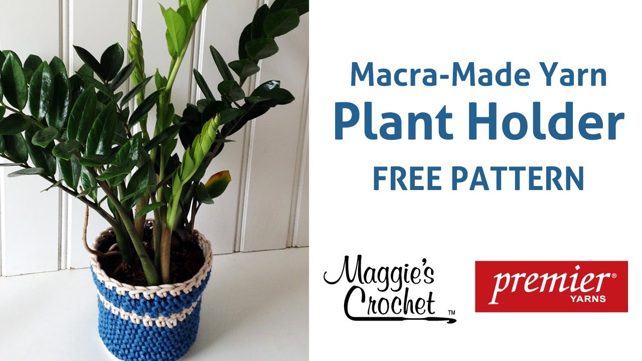 Plant Container Basket For Any Size! Free Crochet Pattern - Right ...