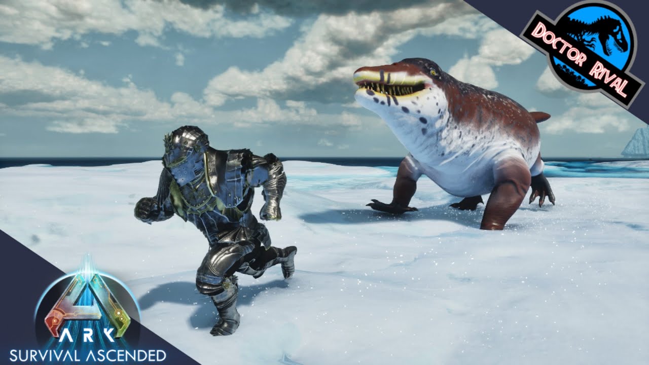 I tamed the AMBULOCETUS || The Sunken World Additions || Ark Survival Ascended - YouTube