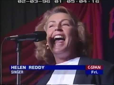 HELEN REDDY - I AM WOMAN - FEMINIST EXPO '96 - YouTube