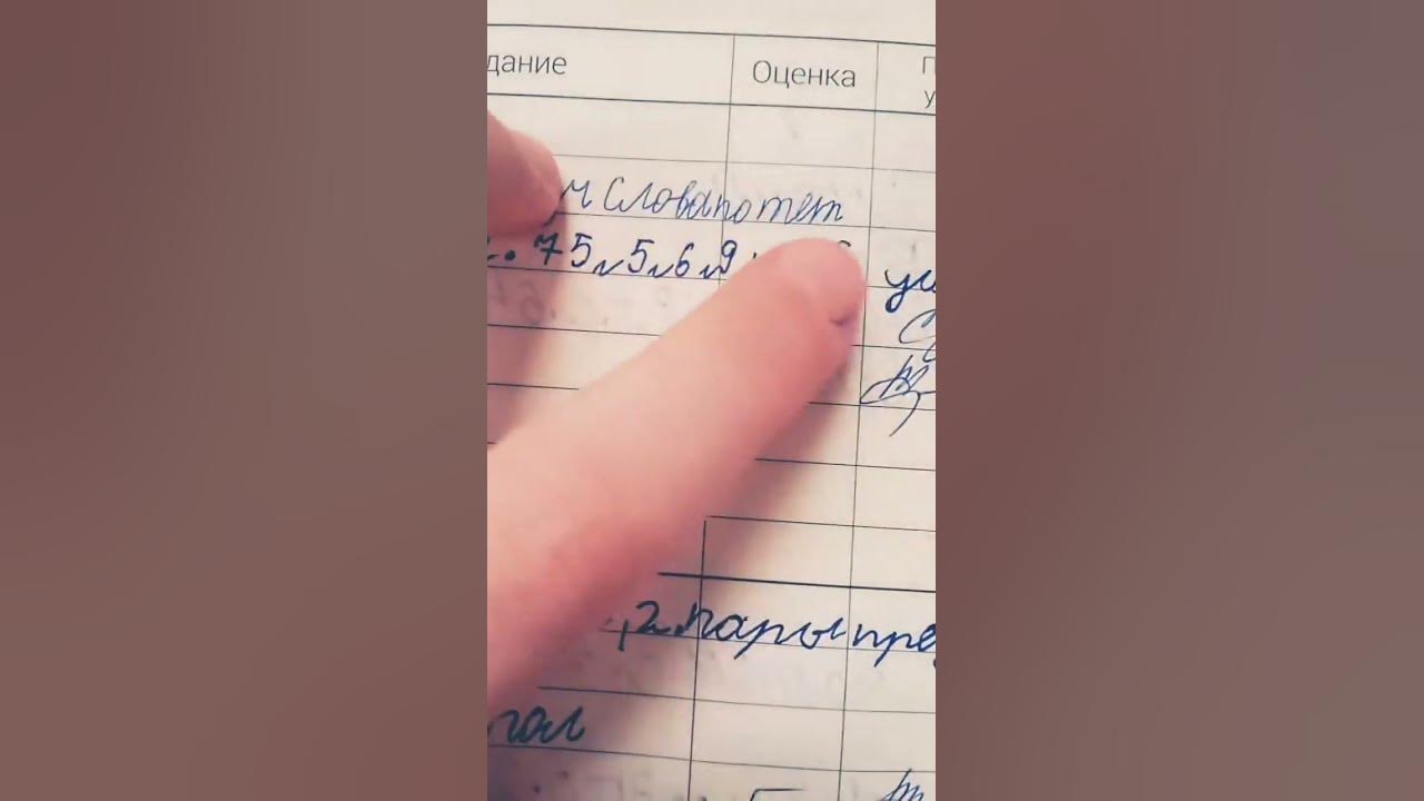 Все мои оценки в дневнике - YouTube