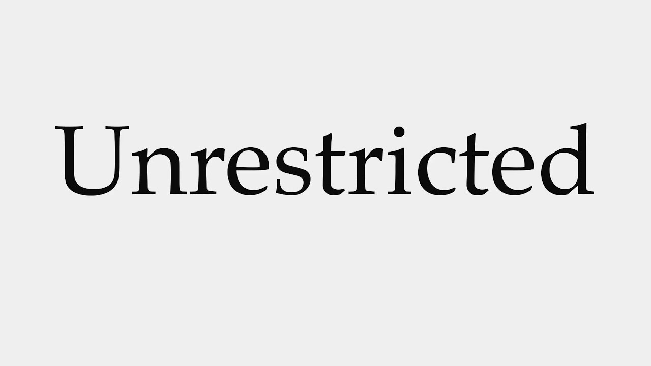How To Pronounce Unrestricted YouTube how-to-pronounce-unrestricted-youtube
