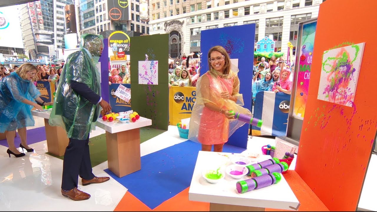 How to host the ultimate outdoor paint splash bash - YouTube