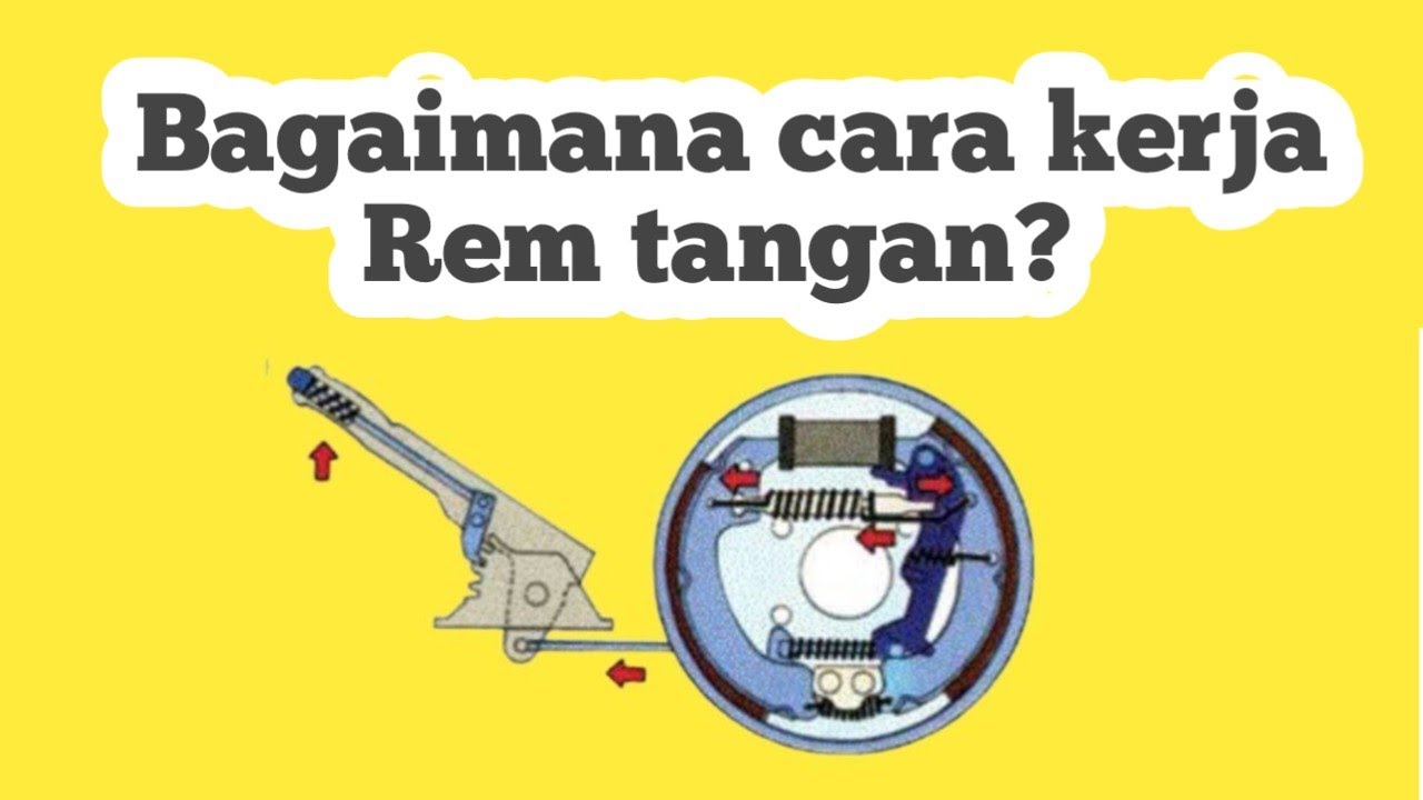 cara kerja hand rem - YouTube