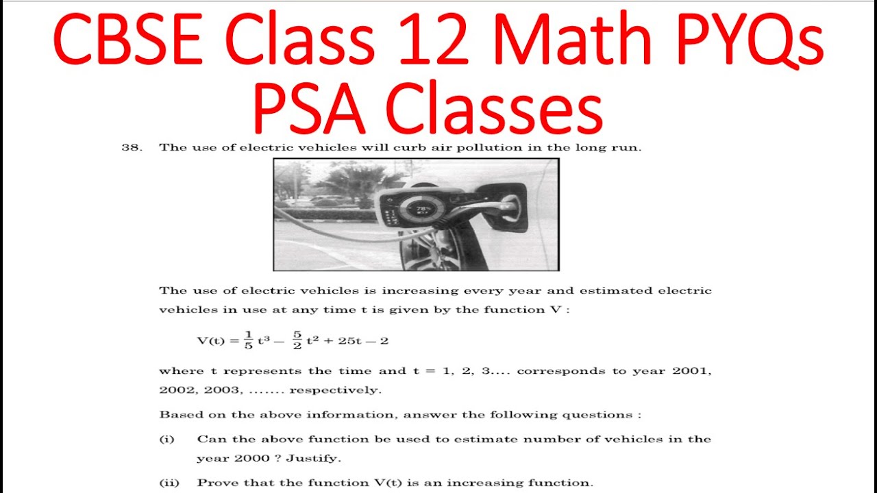Class 12 Math | CBSE Board | PYQ Papers 2023 | 65-2-1 | Set 2 | Subset ...