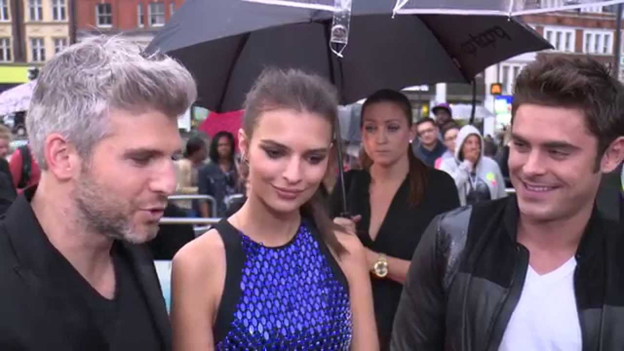 We Are Your Friends Premiere Interviews - Zac Efron, Emily Ratajkowski ...
