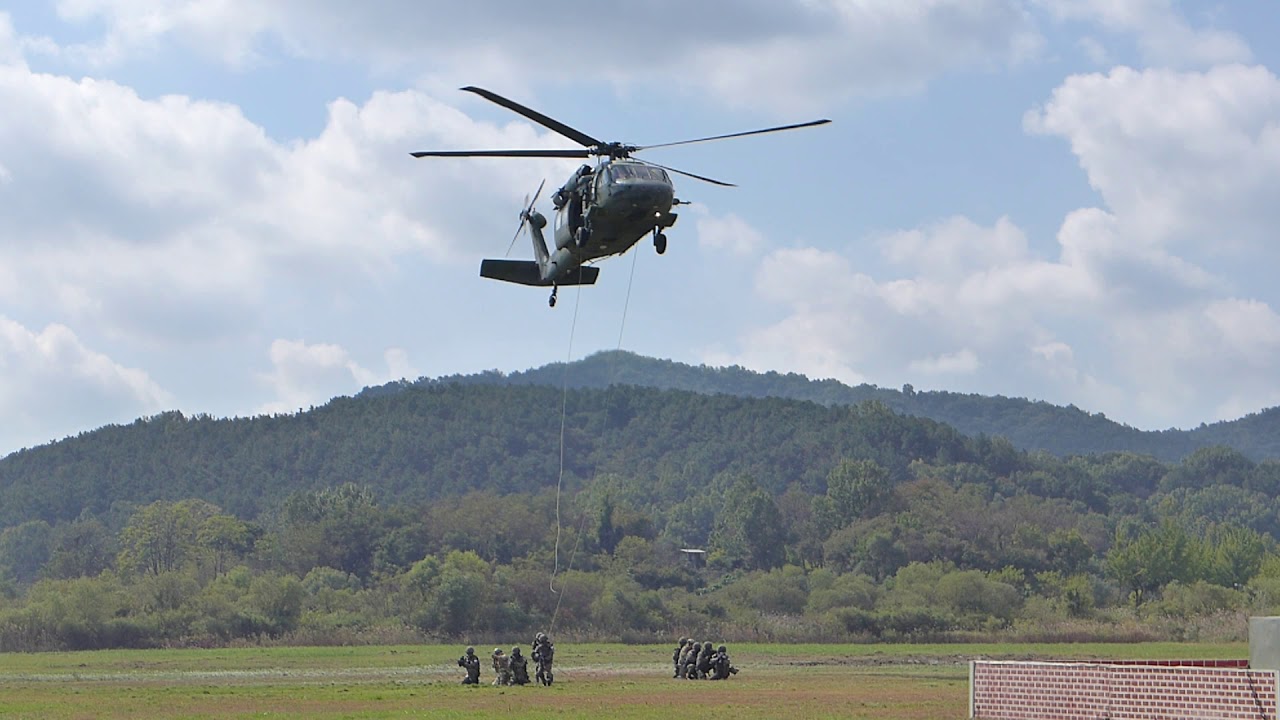 ROK Army Festival 2017, Fast Roping - YouTube