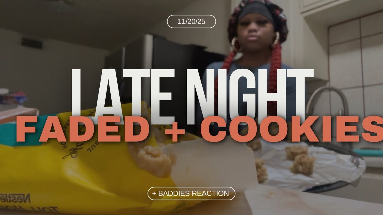 Late Night Baking cookies + Baddies USA Reaction FADED* - YouTube