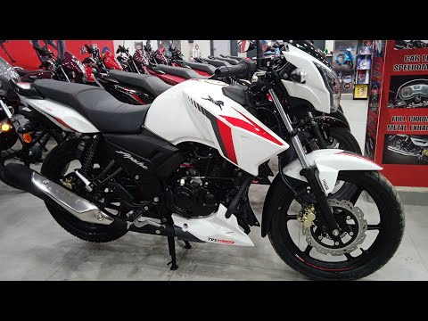New TVS Apache RTR 160 2V BS6 2022 model!! Pearl White | Price Mileage Exhaust Honest Review