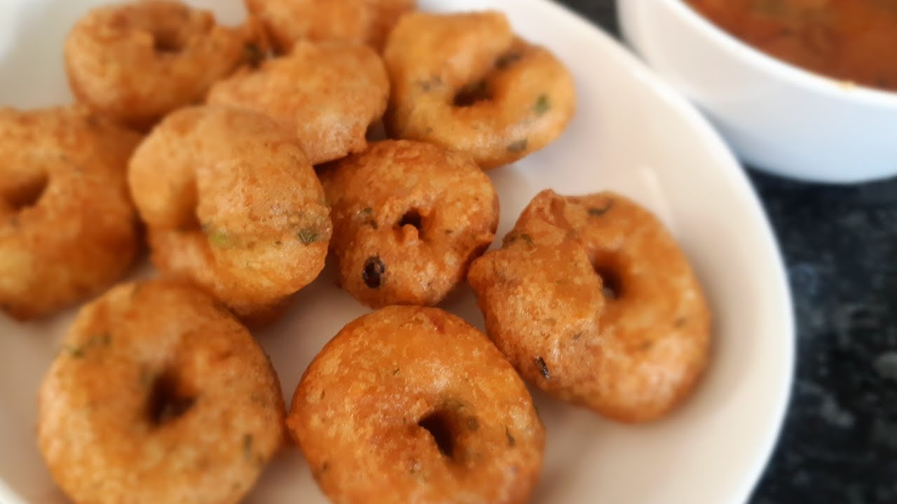 Medu Vada Recipe | Vada Recipe| South Indian Vada | Crispy Medu Vada ...
