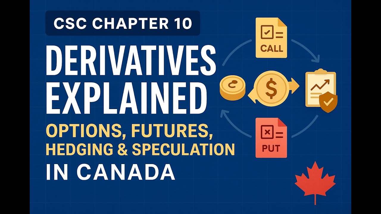 Canadian Securities Course (CSC) Chapter 10 | Derivatives Explained ...