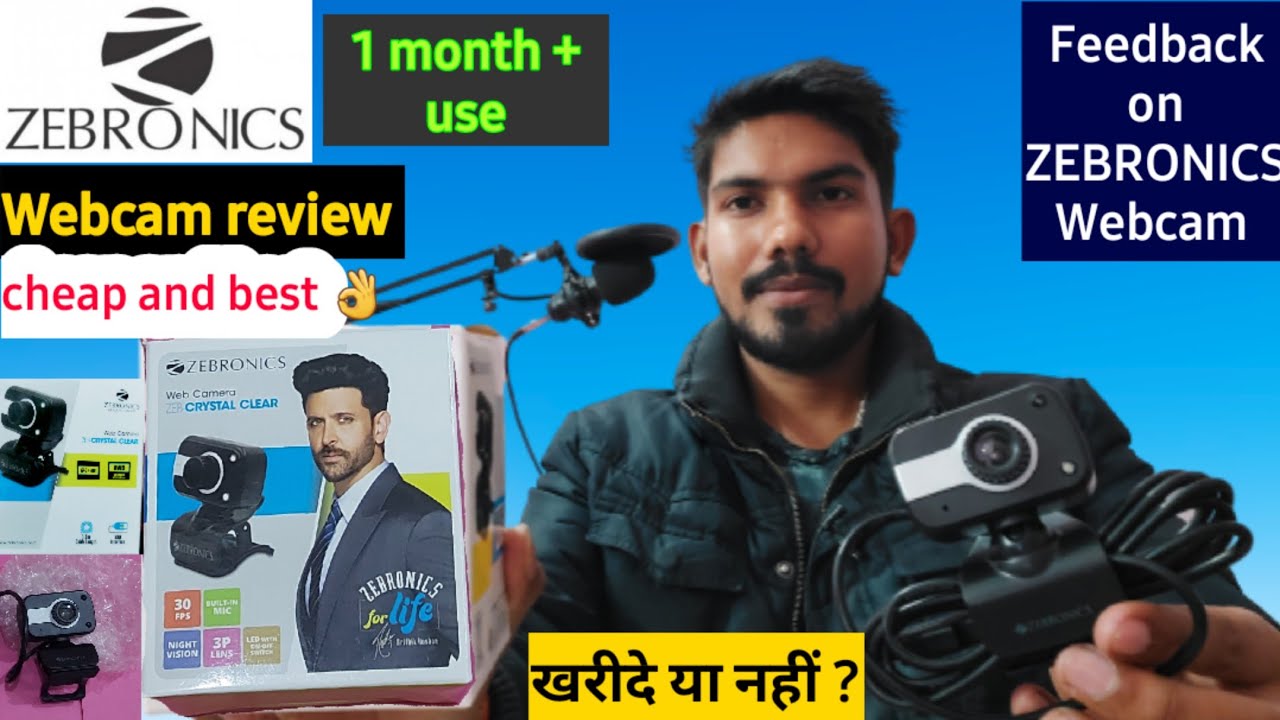 Zebronics Webcam review after using 2 months plus / honest feedback ...