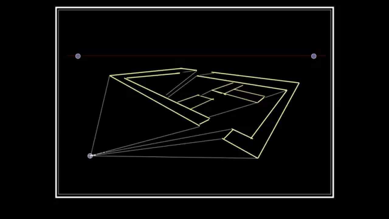 3 point perspective amazing maze 1 - YouTube