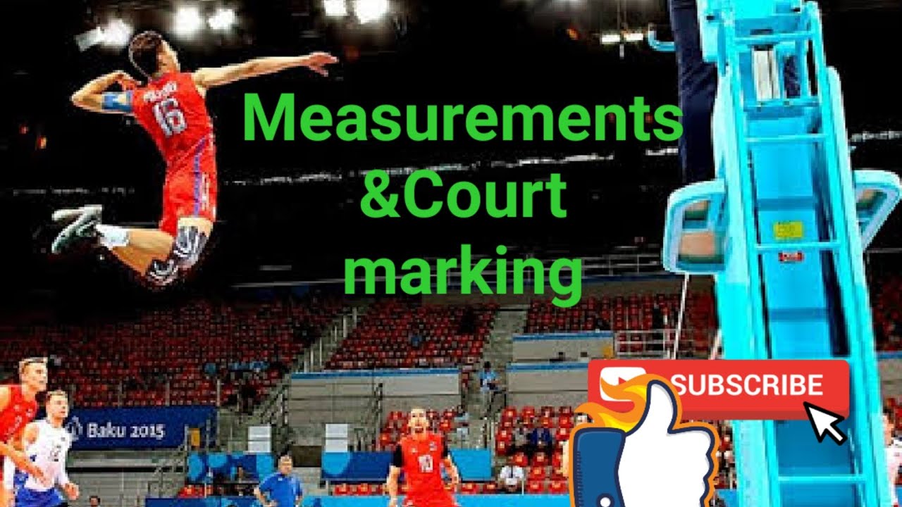 Learn to make court marking in Volleyball🏐# and measurements - YouTube