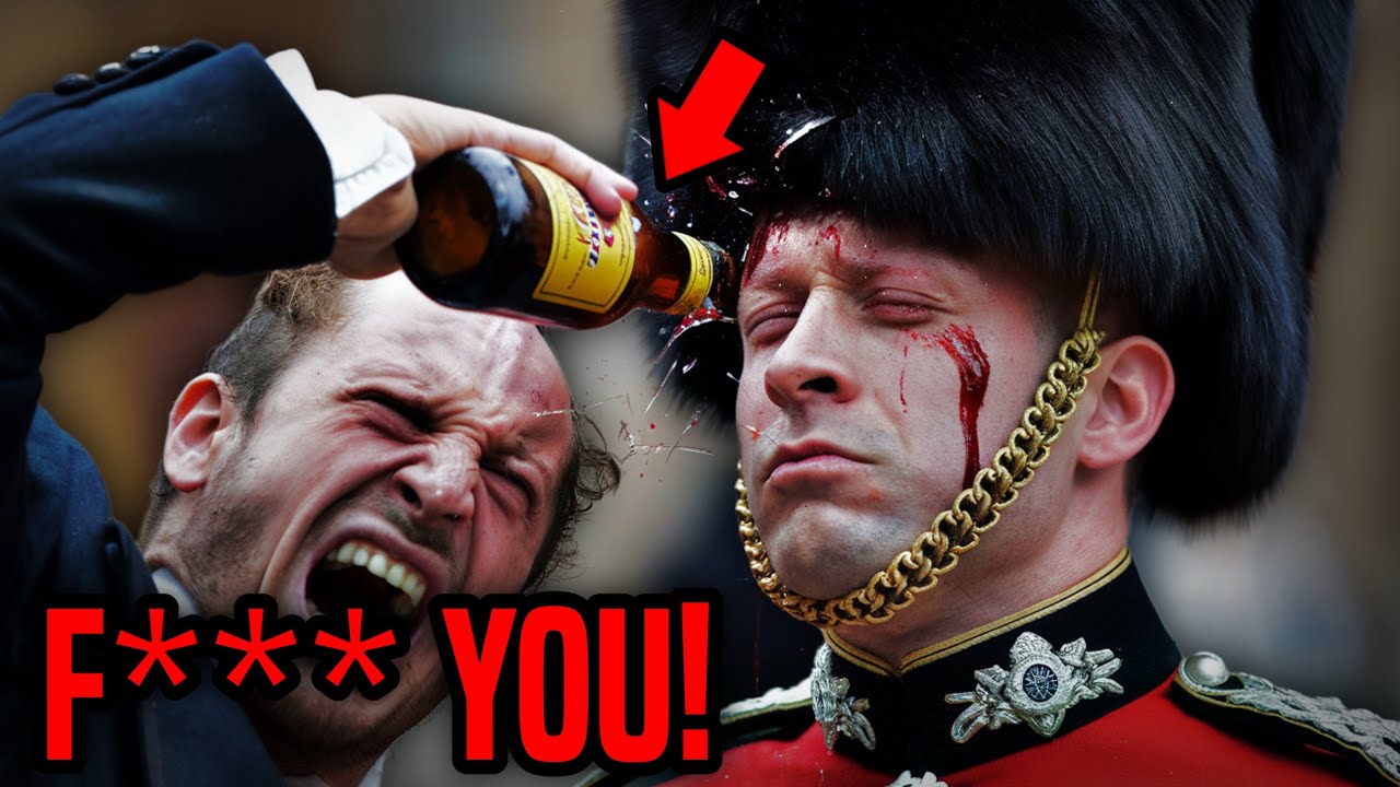 Crazy Man BREAKS a Beer Bottle Over a Royal Guard’s Head—What Happens ...