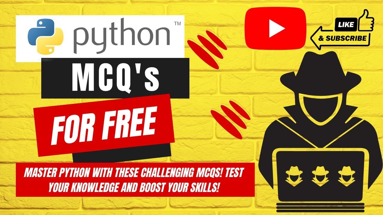 Python MCQ's | Govt Jobs MCQ's | Exams MCQ's - YouTube