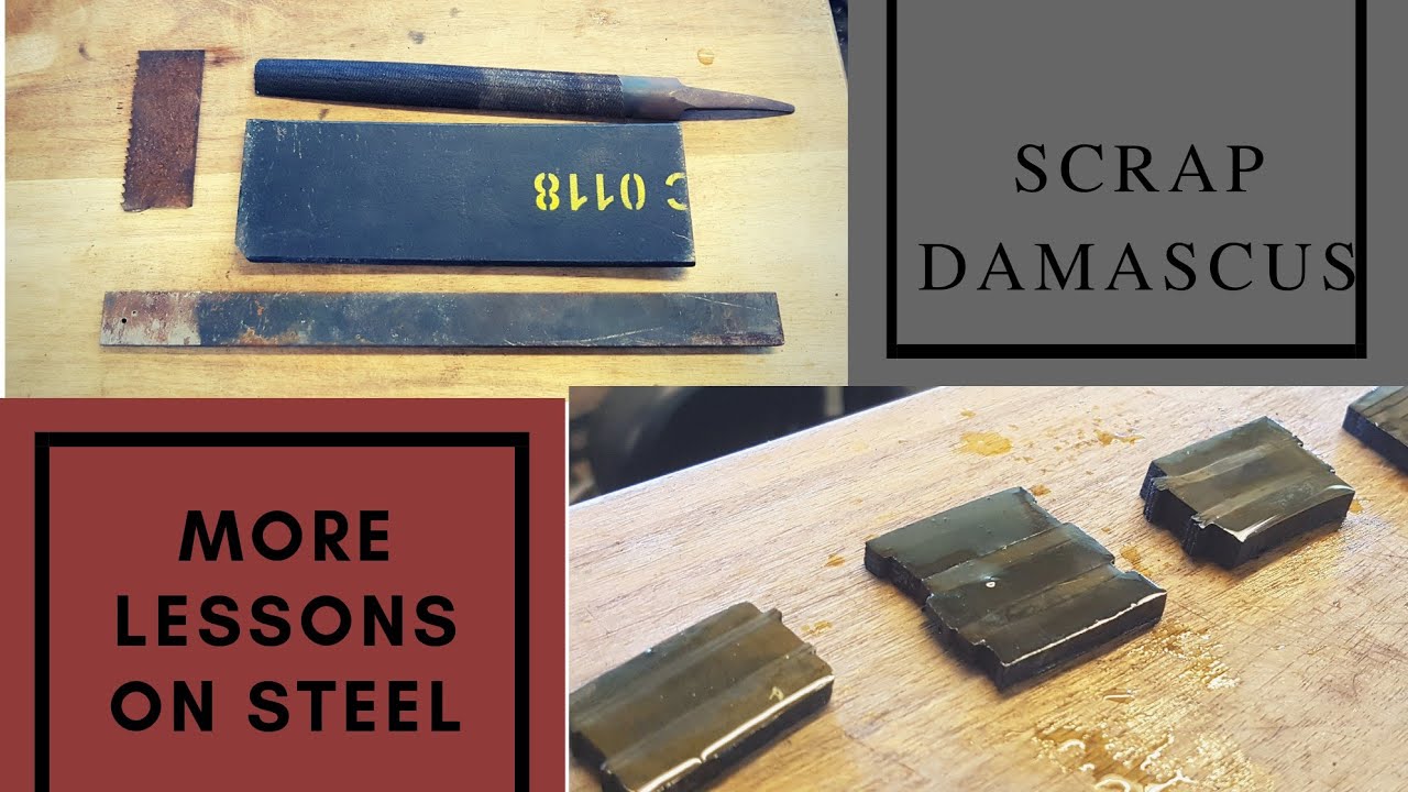 Scrap Damascus: Steel and Billet Preparation - YouTube