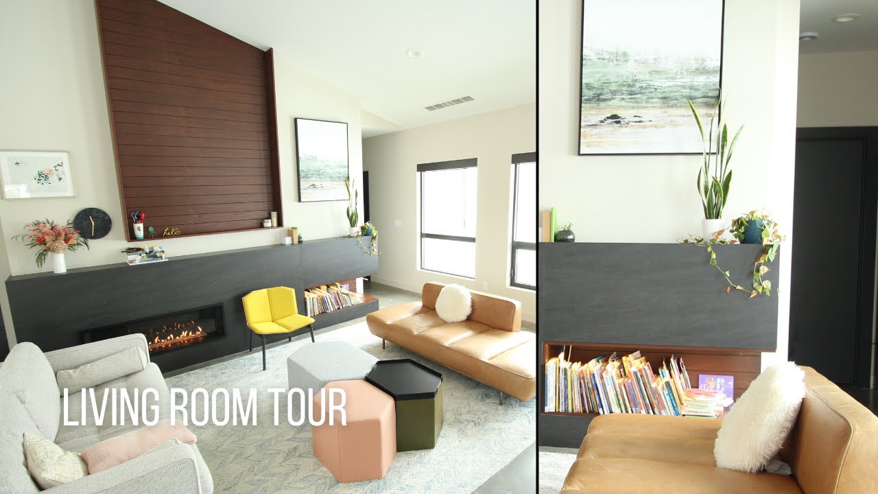 MODERN LIVING ROOM Tour | How to create a functional family space - YouTube