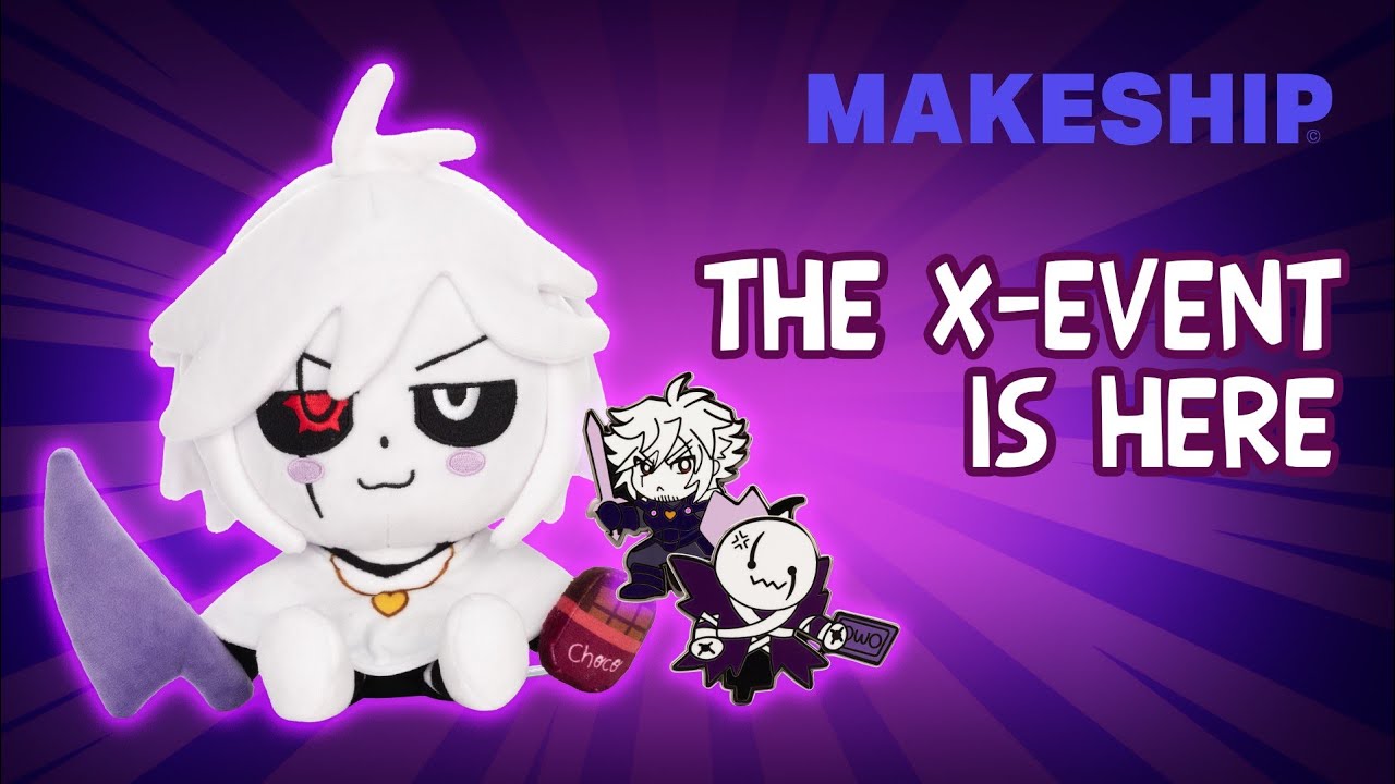 THE X-EVENT PLUSHIE IS HERE + ENAMEL PIN SET - Makeship - YouTube