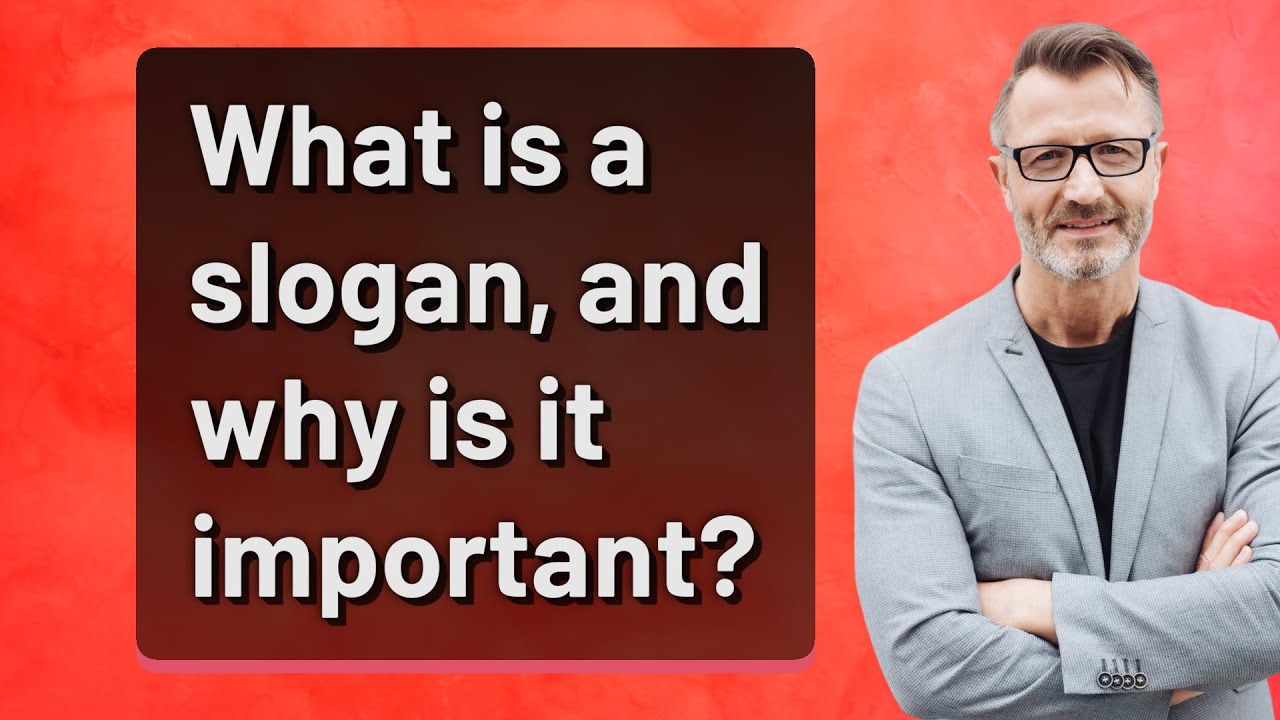 What is a slogan, and why is it important? - YouTube