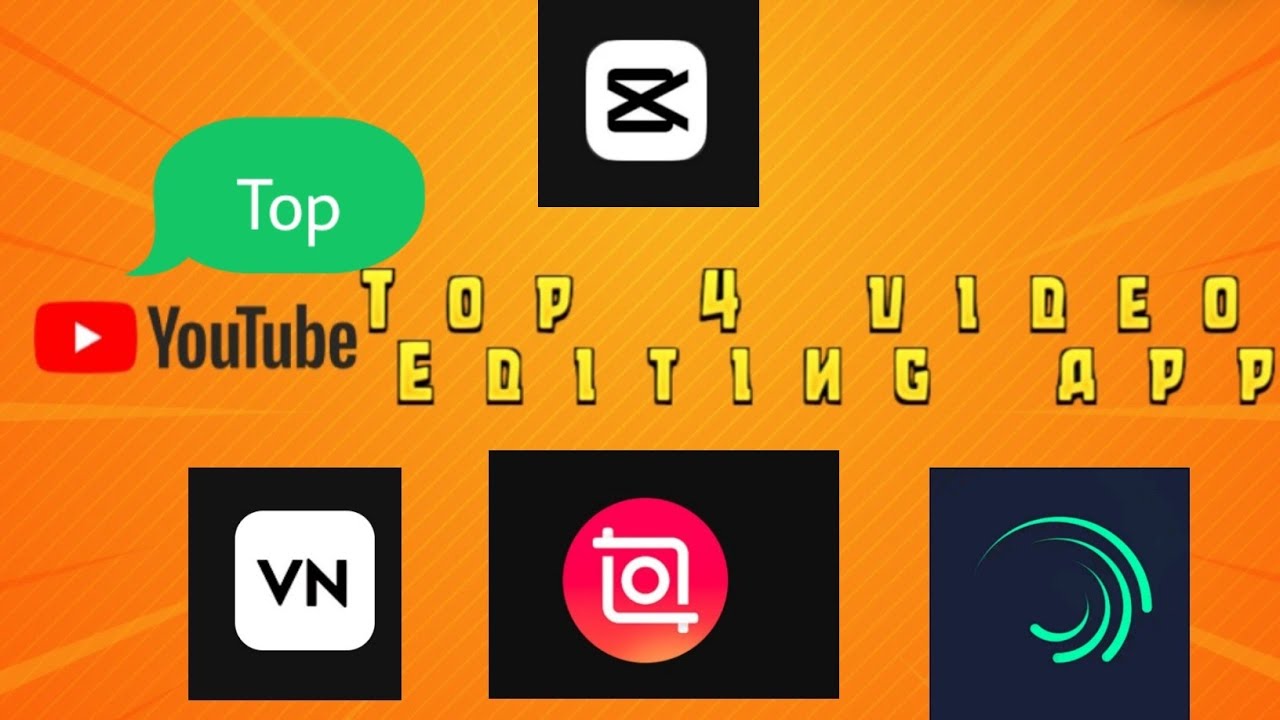 Top 4 video editing apps new typing edit videos photos intresting - YouTube