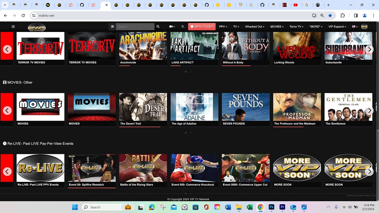 VIPTV OTT Demo- Preliminary - YouTube