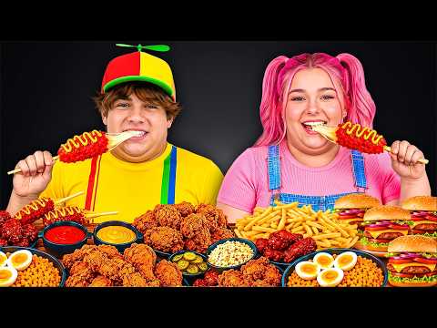 50,000 Calorie Challenge In Roblox ASMR MUKBANG...