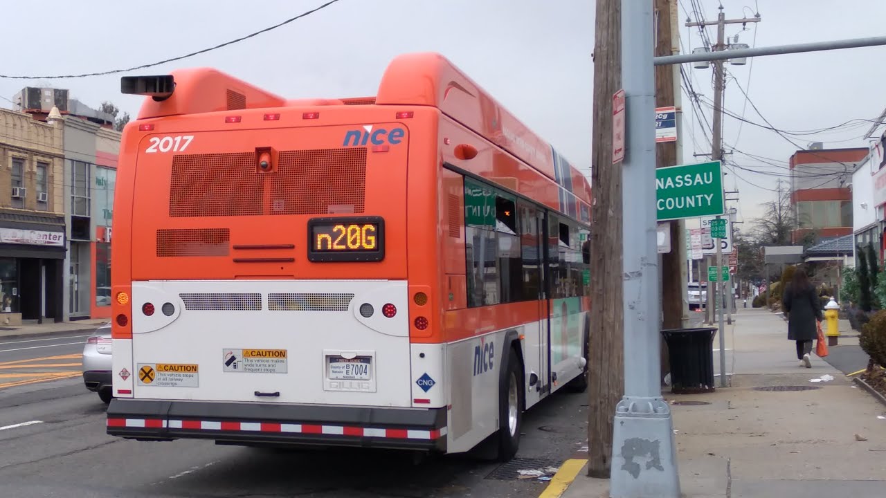 NICE Bus | Riding the 2021 Gillig BRT+ CNG [2017] N20G Bus | (02/16/23 ...