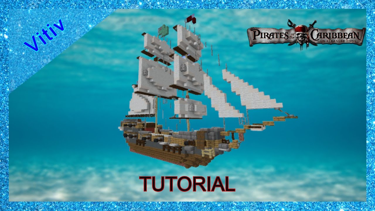 Pirates of the Caribbean HMS Interceptor in Minecraft - 1:1 Scale ...