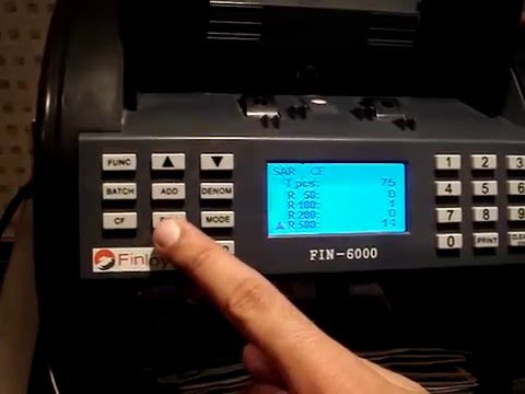 Finloyd Money Counting Machines fin6000 مكائن عد النقود وكشف العملة ...