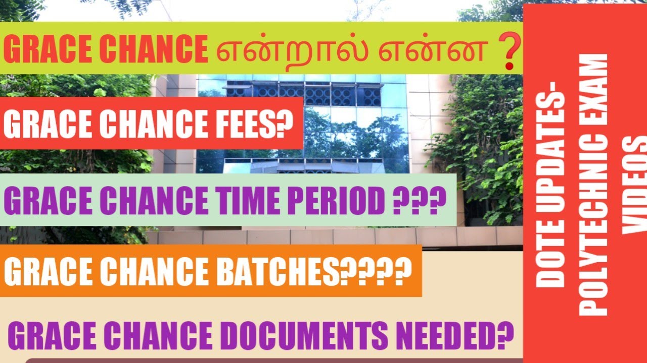 #GRACE CHANCE என்றால் என்ன | GRACE CHANCE FEES?? | GRACE CHANCE ...