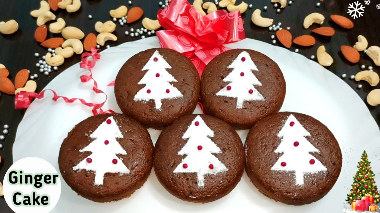 Christmas Ginger cake | ginger premix at home |ginger bread cake ...