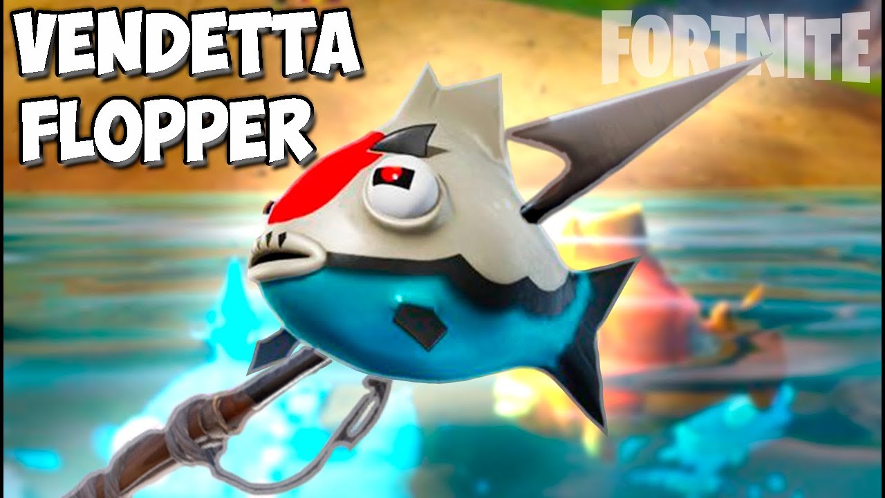 CÓMO ATRAPAR el PEZ VENDETTA FLOPPER de la TEMPORADA 4 de FORTNITE ...