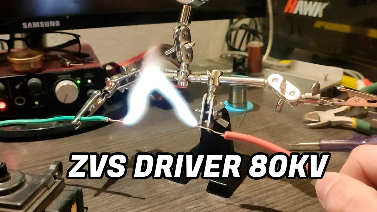ZVS DRIVER (CIRCUITO MAZILLI) 80KV MEJORADO - YouTube