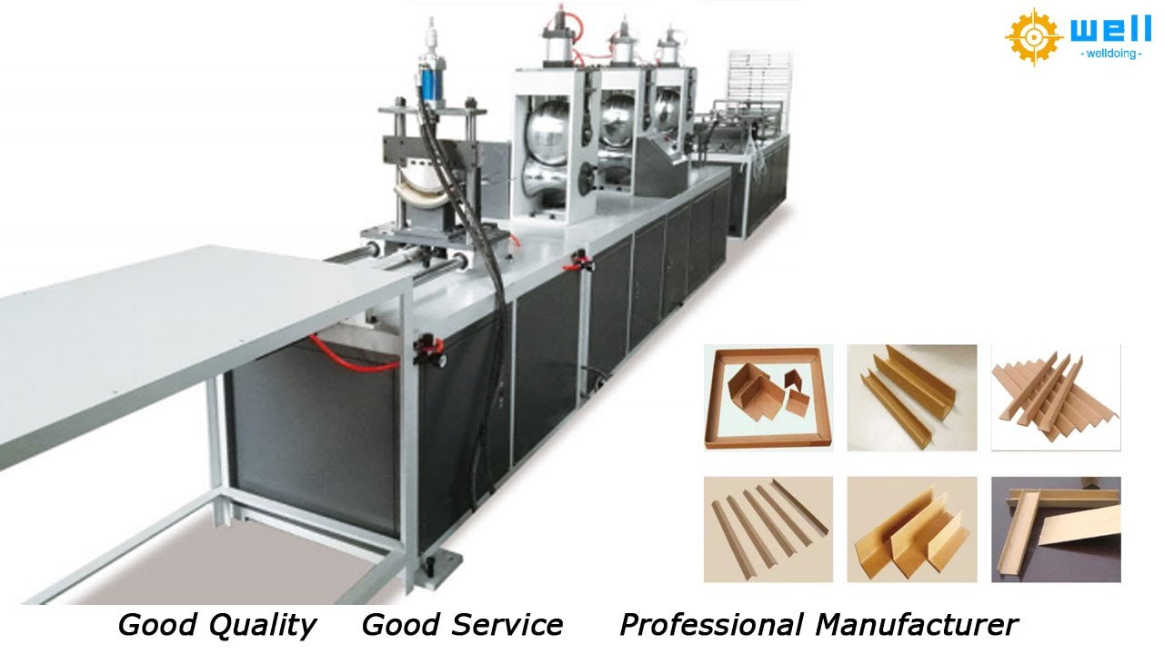 automatic edge protector machine, corner guard machine #packingmachine ...