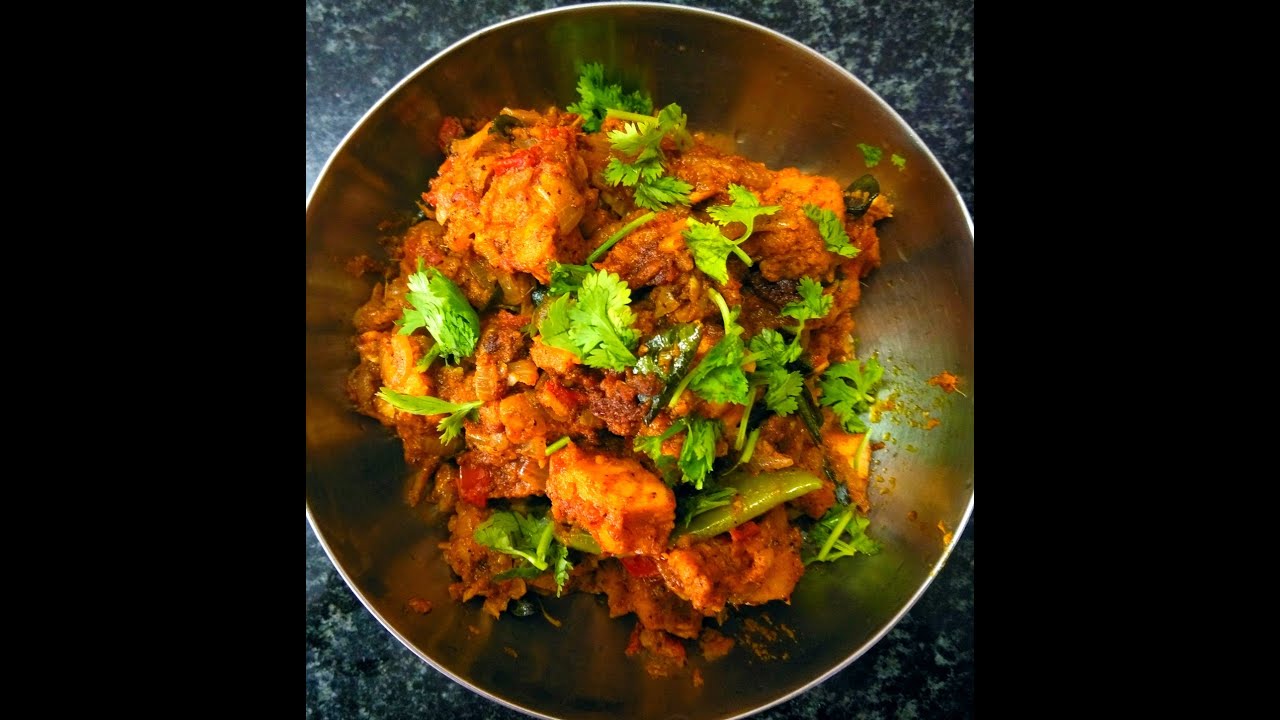 Pepper Chicken Recipe / Chicken Milagu Varuval in tamil / Chicken ...