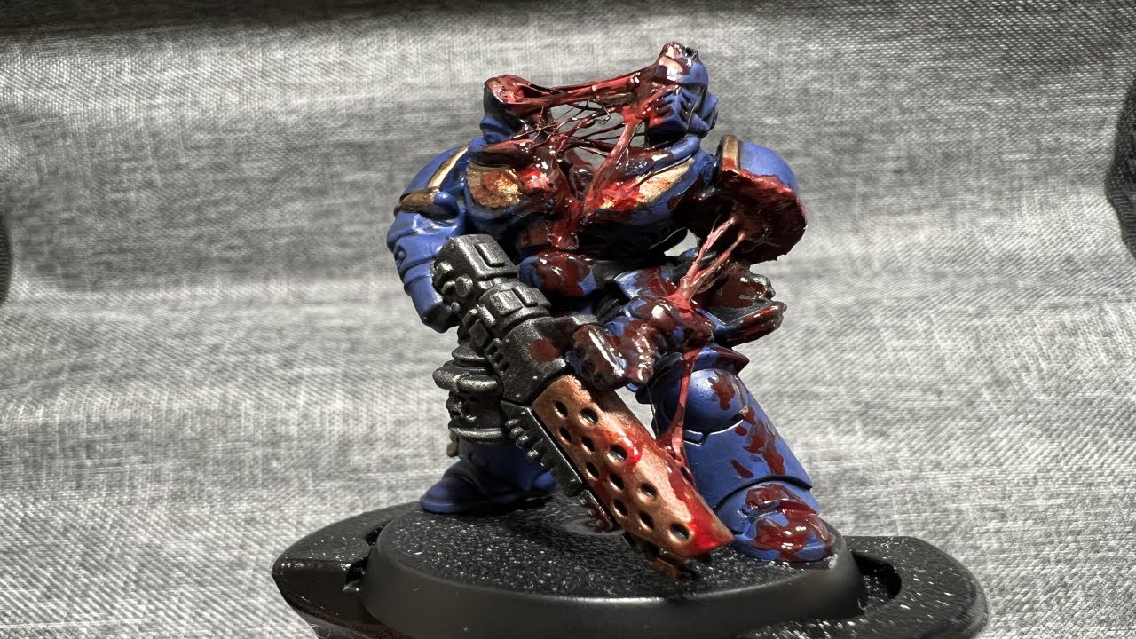 Warhammer 40,000 | Space Marine Miniature Painting | Gore Hammer ...