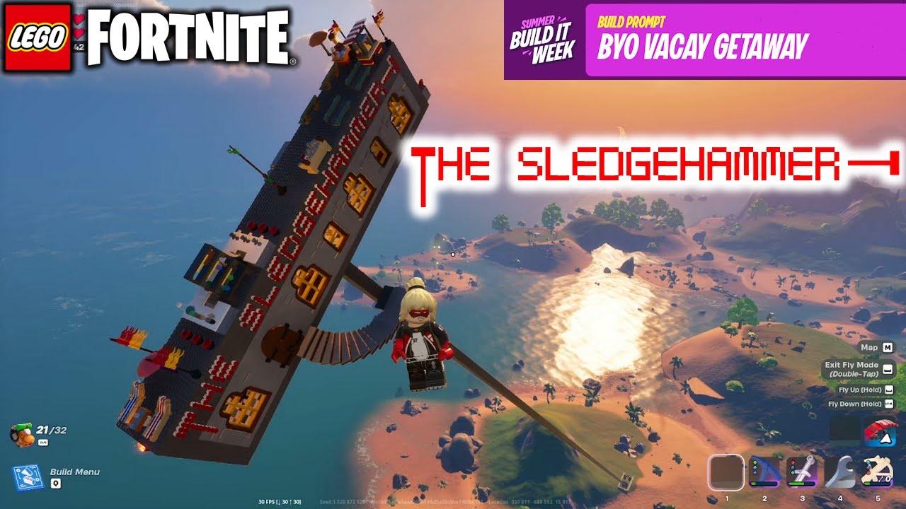 LEGO Fortnite Summer Build it Week: The Sledgehammer - YouTube