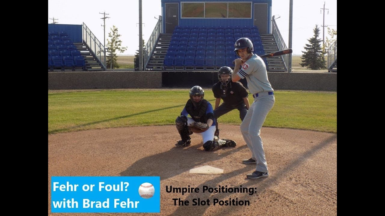 Plate Umpire Positioning: The Slot Position - YouTube