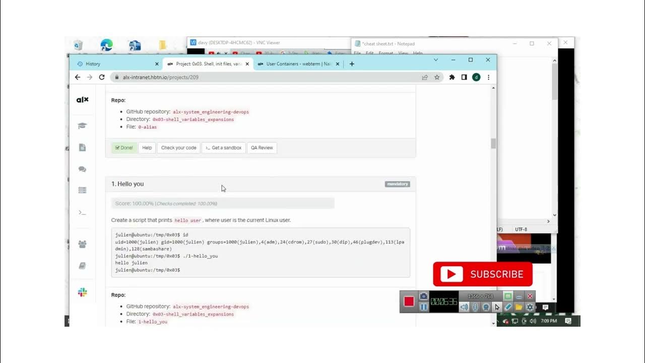alx 0x03 Shell, init files, variables and expansions part 1 - YouTube