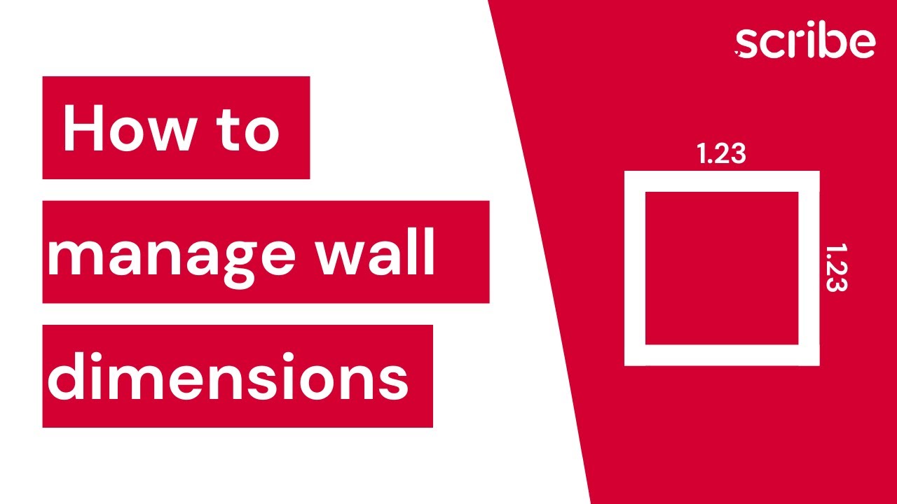 Managing preview wall dimensions | Scribe Sketch - YouTube