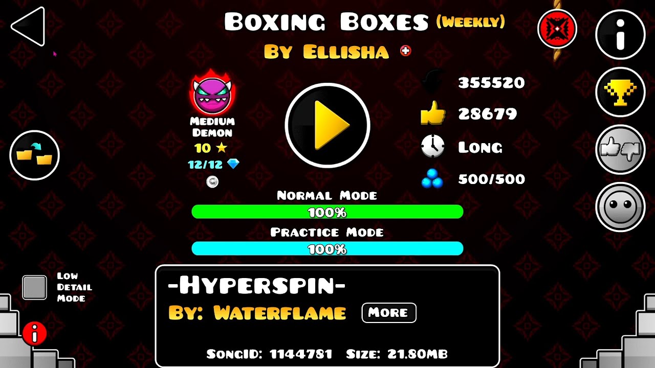 Boxing Boxes 100% complete [All Coins] (Weekly Demon) | Geometry Dash ...