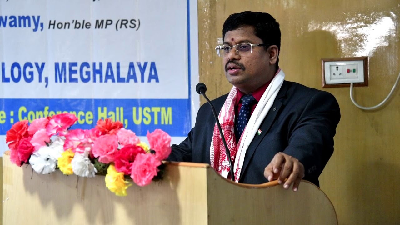 Dr. B. Ramaswamy from State University of New York delivering talk at ...