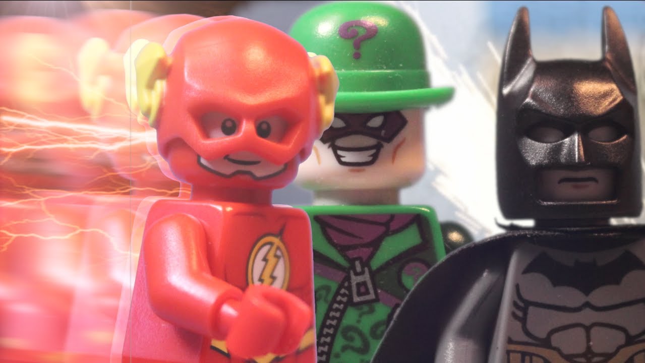 Lego Batman and Flash The Riddler Chase - YouTube