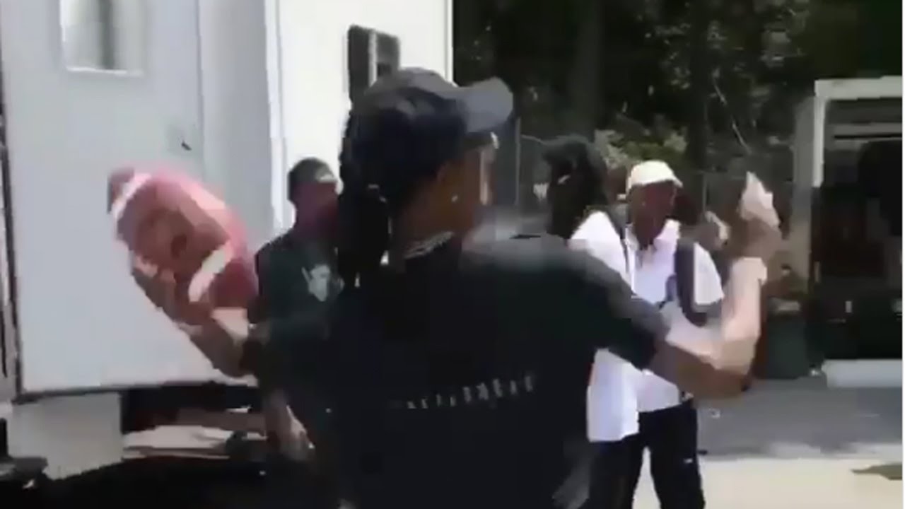 Migos Rapper Quavo LAUNCHES Football into Basketball Hoop with Pro ...